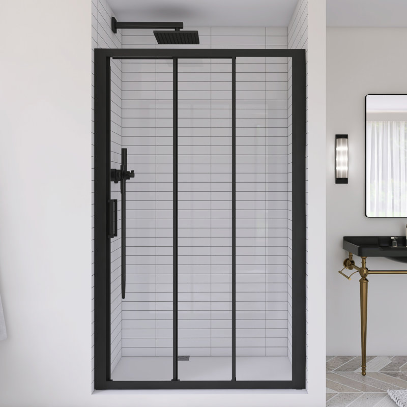JimsMaison 44-48"W X 70"H Semi Frameless Sliding Shower Door | Wayfair